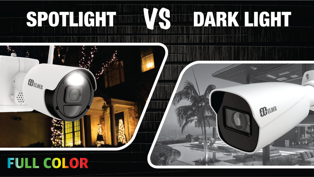 Spotlight Cameras Vs. Dark Light IR Security Cameras