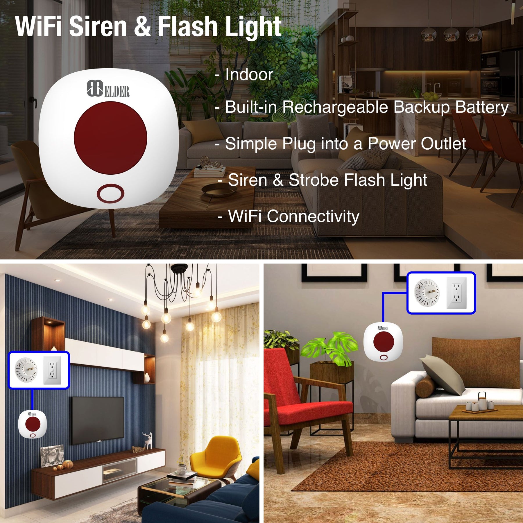 Alarm System Security Wireless 13-Piece WiFi & 4G Smart Home Alarm ...