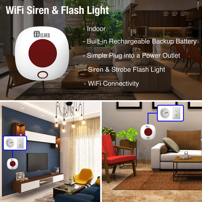 Alarm System Security Wireless 13-Piece WiFi & 4G Smart Home Alarm ...