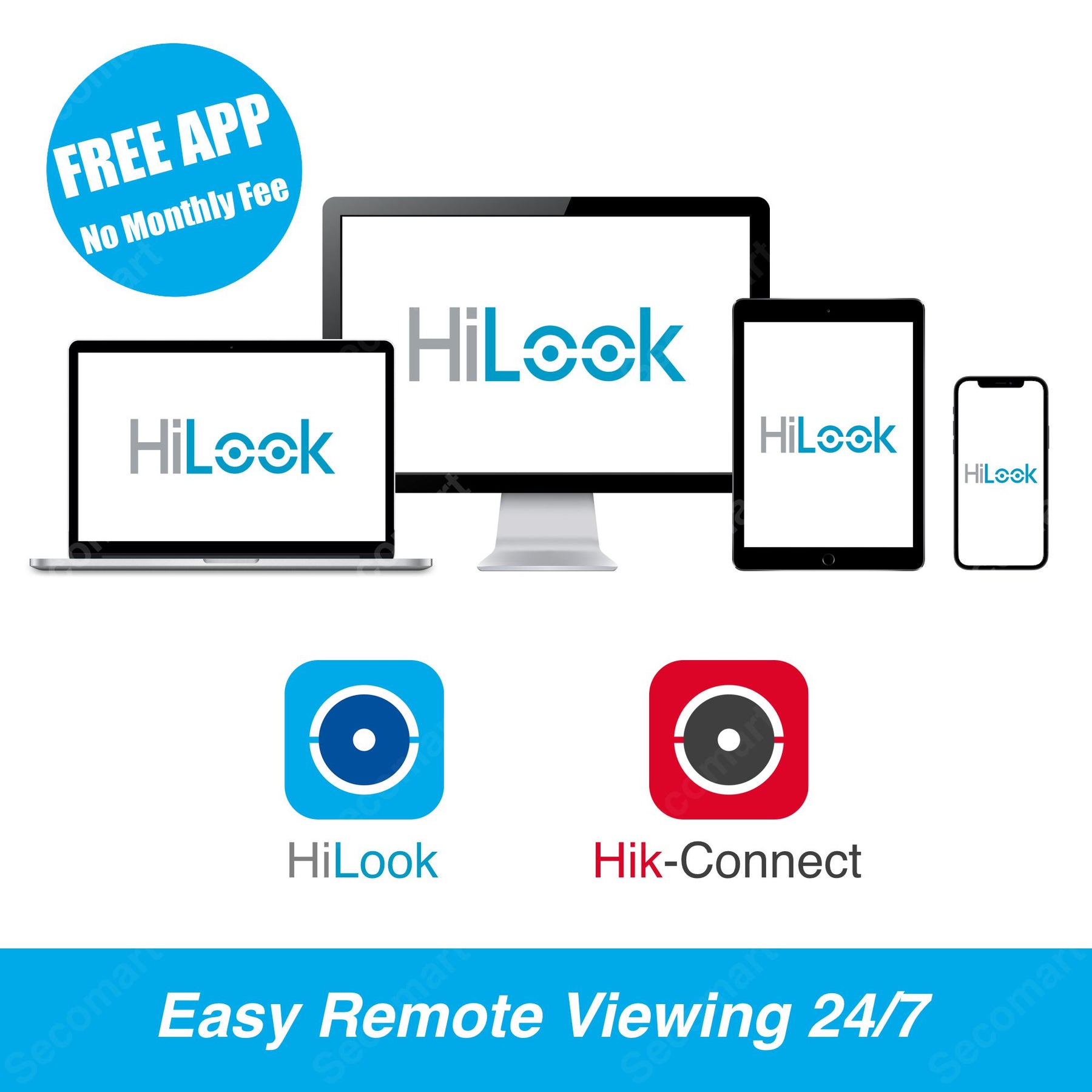 Hilook 4K Security Camera System, 4-Camera PoE NVR Surveillance Kit Ou