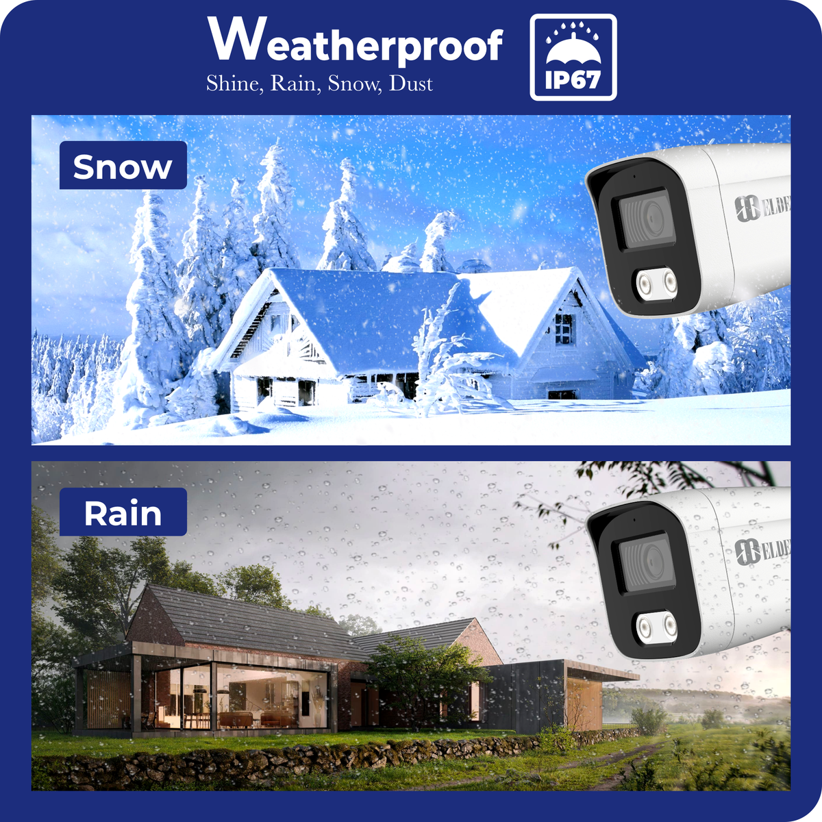 4K Security Camera System Color Night Vision Spotlight, DVR Surveillan